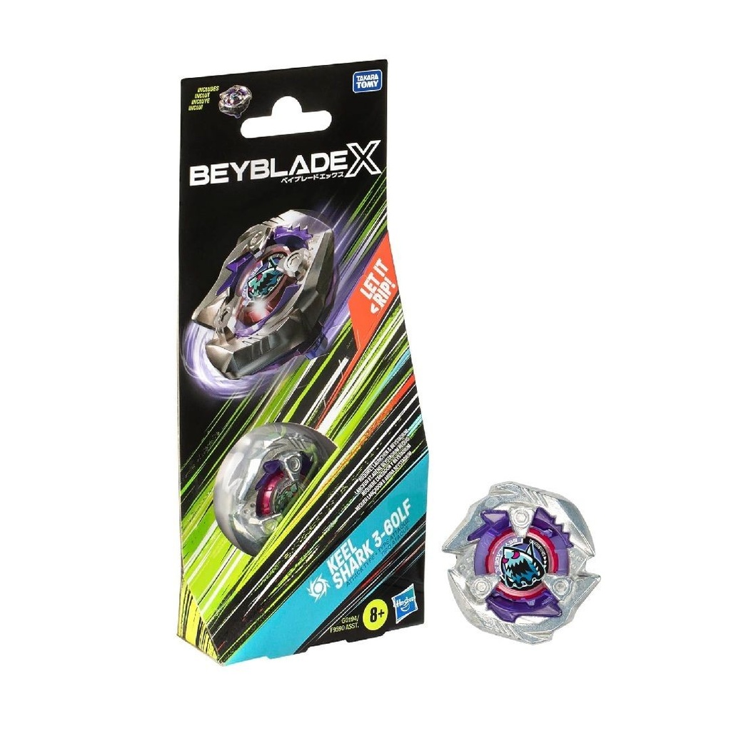 Beyblade X Keel Shark 3-60LF Top Booster Pack Set | La Maison du Cormoran