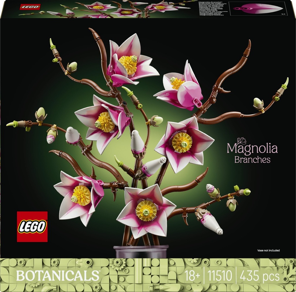 Lego Botanical - Branches de magnolia | La Maison du Cormoran